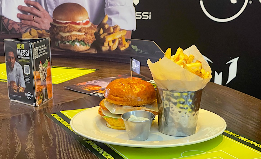 Messi regressa à cozinha do Hard Rock: depois do hambúrguer, há uma ...